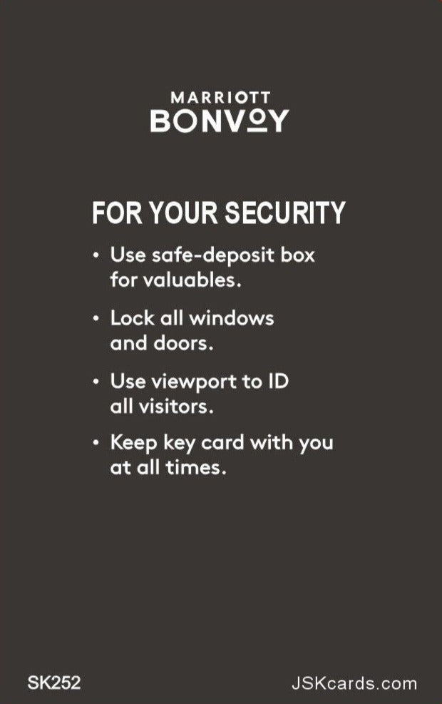 Marriott Bonvoy Member Hotel RFID Keys SK252 Mifare 1K – JSKcards.com