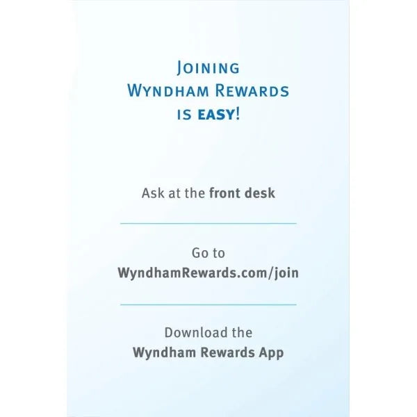 Wyndham Rewards Key Folders Keycards Envelopes – JSKcards.com
